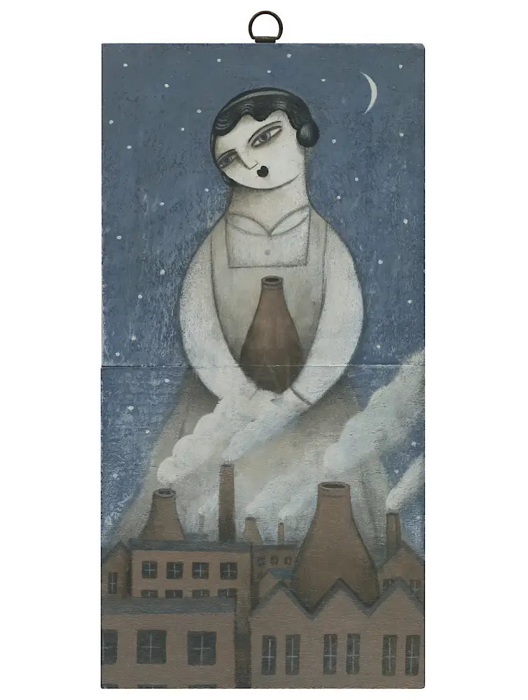 Clay Dust - Mother Town Of The Potteries original art by Paine Proffitt ...