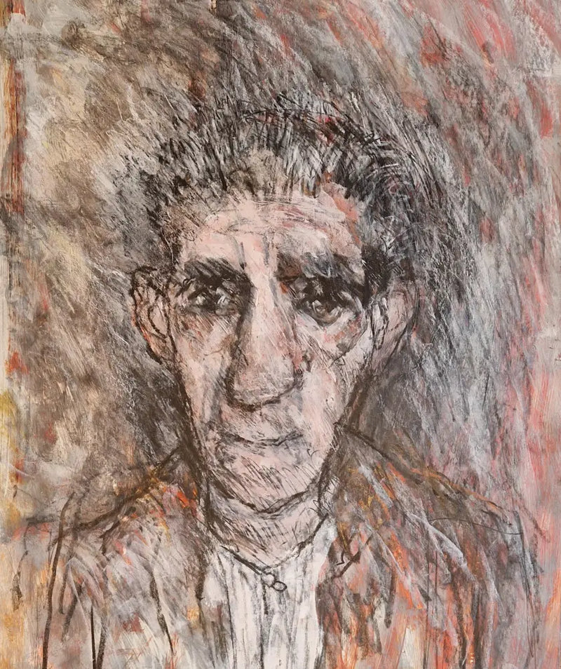 SOP012 Mr J Costello 1994 Original Mixed Media Painting by Arthur Berry ...